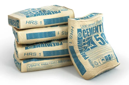 Portland Cement Bags 50kg Fabric Woven Cement Packaging Bags ...